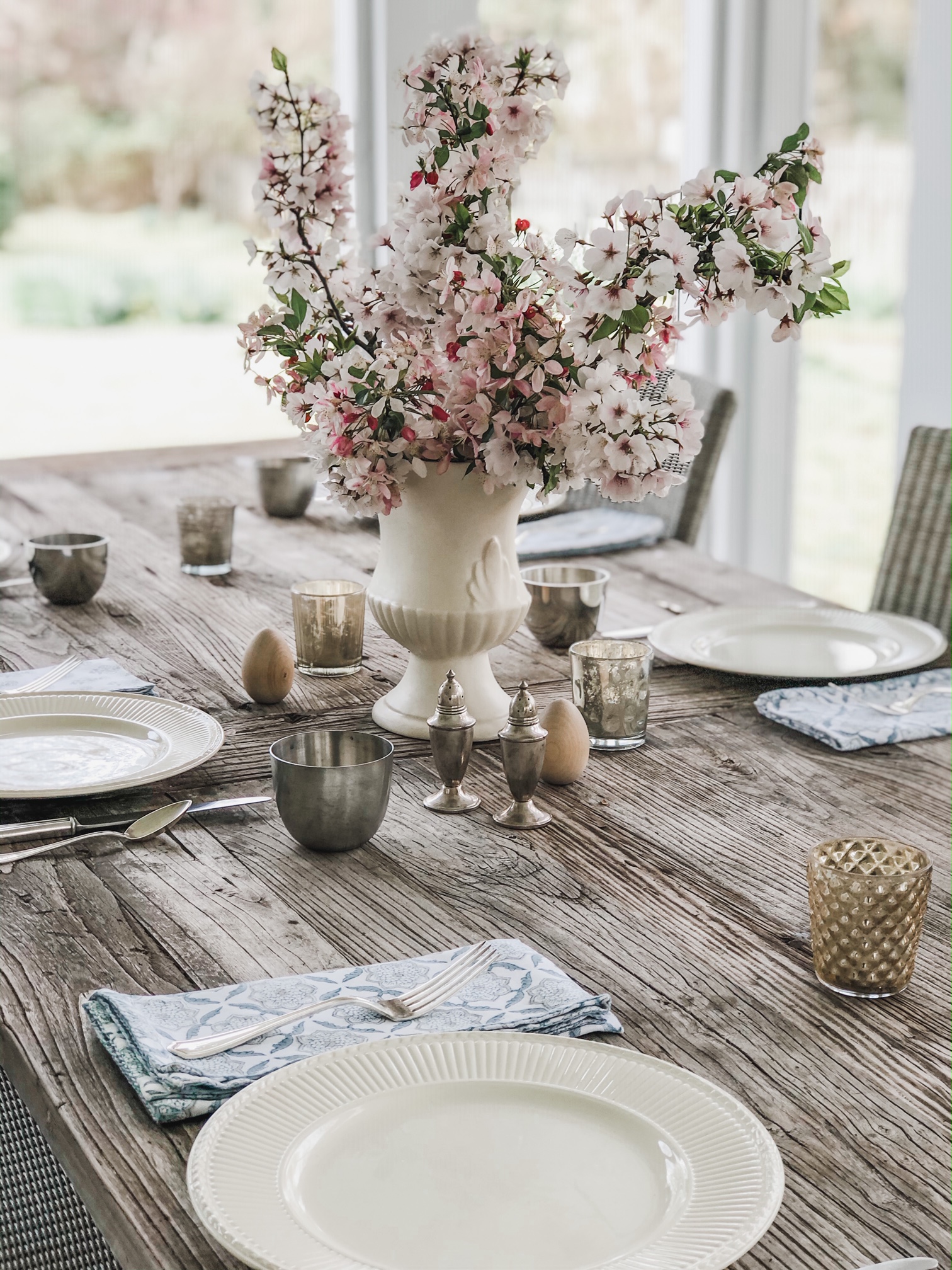 Your Spring Tablescape - #togetherapart | August Table