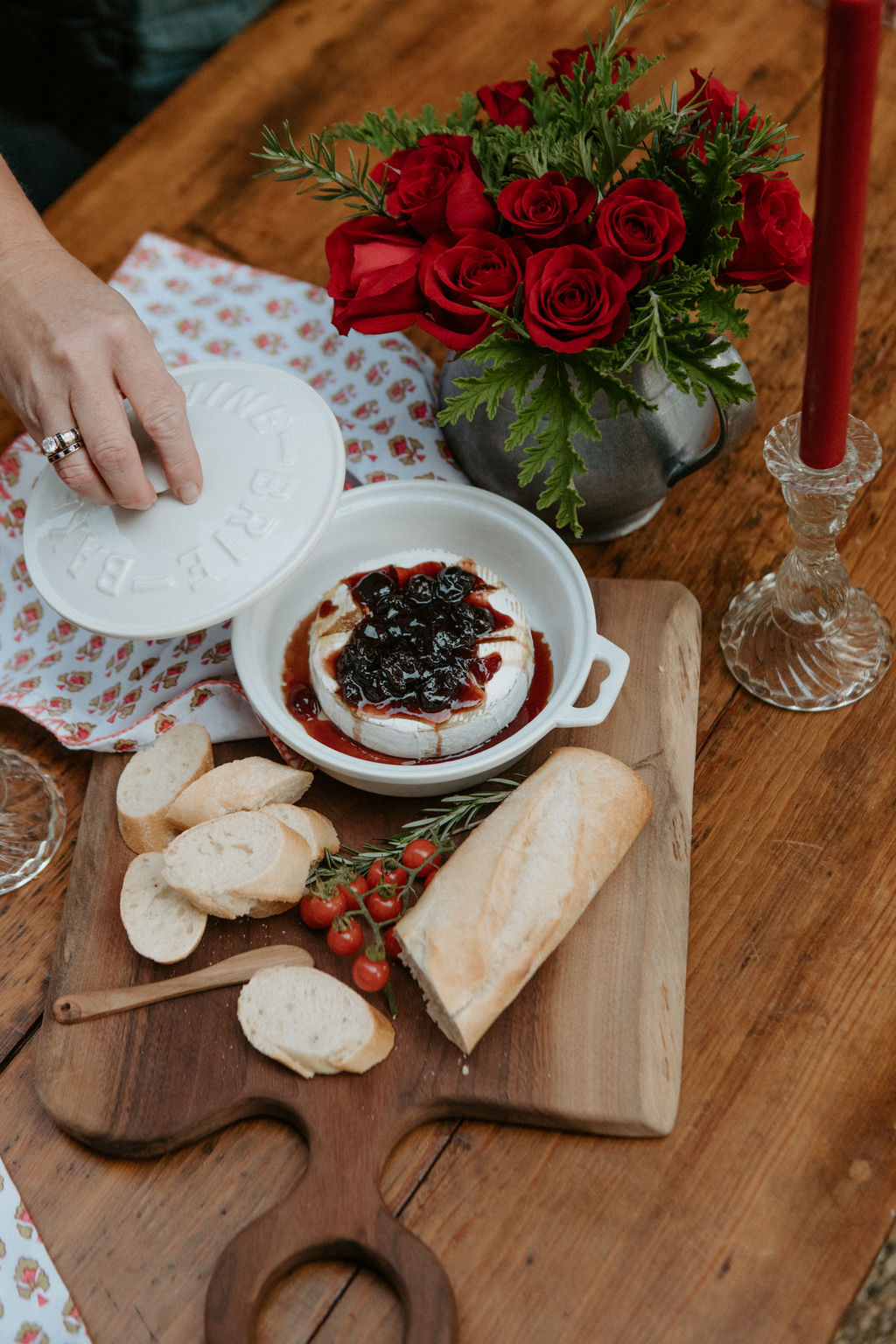 The Featured Table: Warm Camembert with Sour Cherry Jam - The August ...